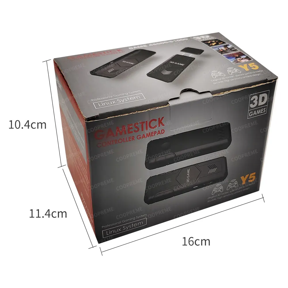 Y5 Retro Game Console 4k Hd Video Game Console 2.4g Dual Wireless ...