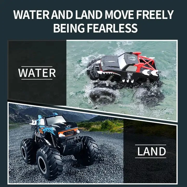 Big Wheels All Terrain Remote Control Monster Truck Snowmobile Off-road ...
