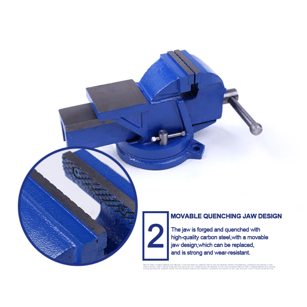 Low MOQ 3/4/5/6/8/10 Inch Multi-purpose Cast Iron Bench Vise Vice with ...