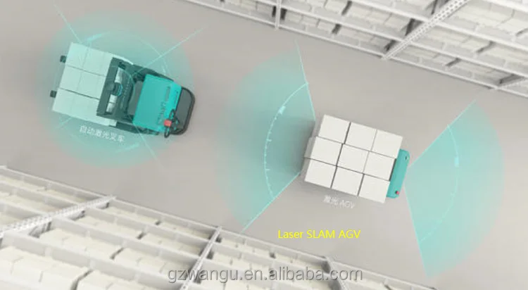 Automated Guided Vehicle - QR Code Navigation AGV Robot