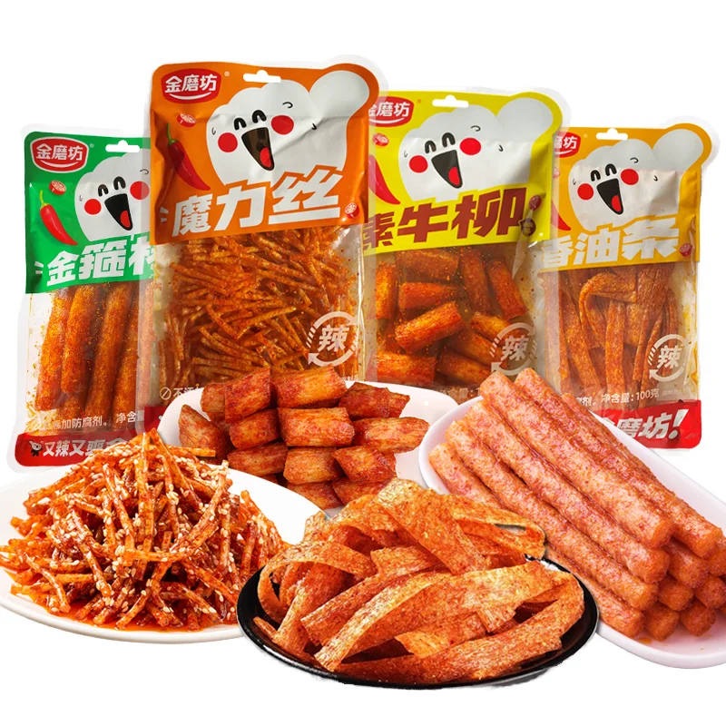 Famous Chinese 100g Spicy Snacks - Vegetarian Bean Snacks