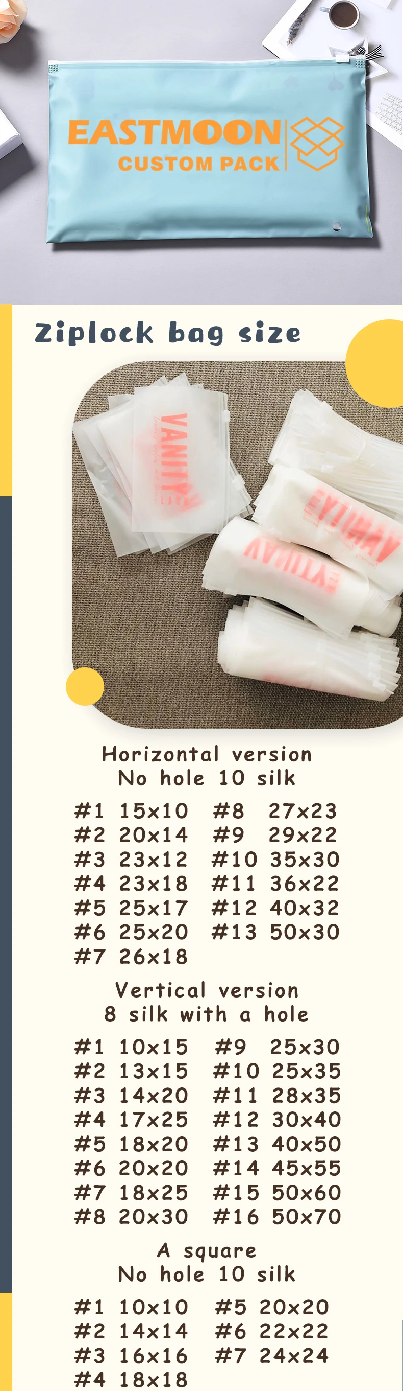 Wholesale Pvc Pe Plastic Clothing Packaging Bags Black Zipper Custom ...