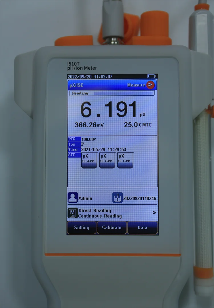 High Quality Lab Upgrade Fluoride Ion Meter Cat-ionic Conductivity ...