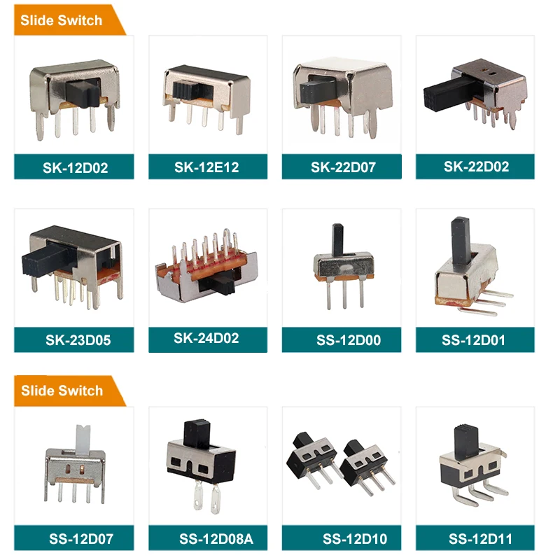 SS-23E32 2P3T Slide Switch - Durable & Reliable Performance