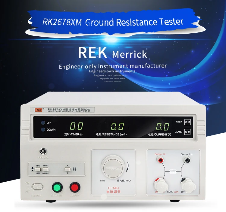32A or 70A Earth-Continuity Tester RK2678XM - Accurate & Reliable
