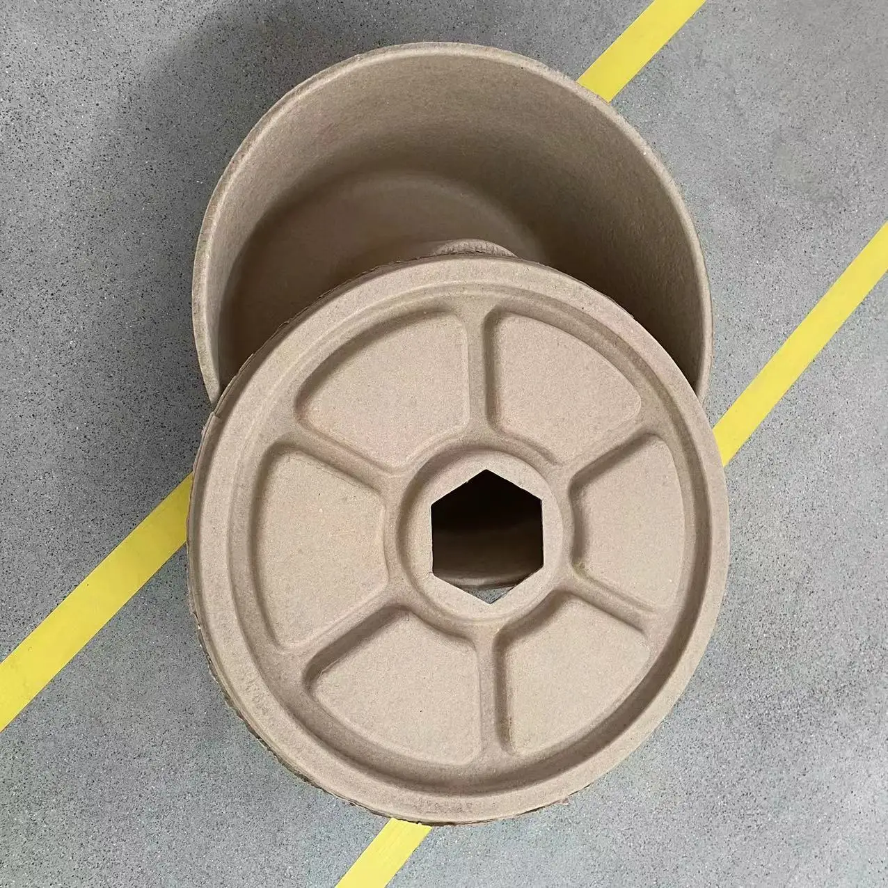 Biodegradable Molded Pulp Planting Cocoon - Durable & Eco-friendly