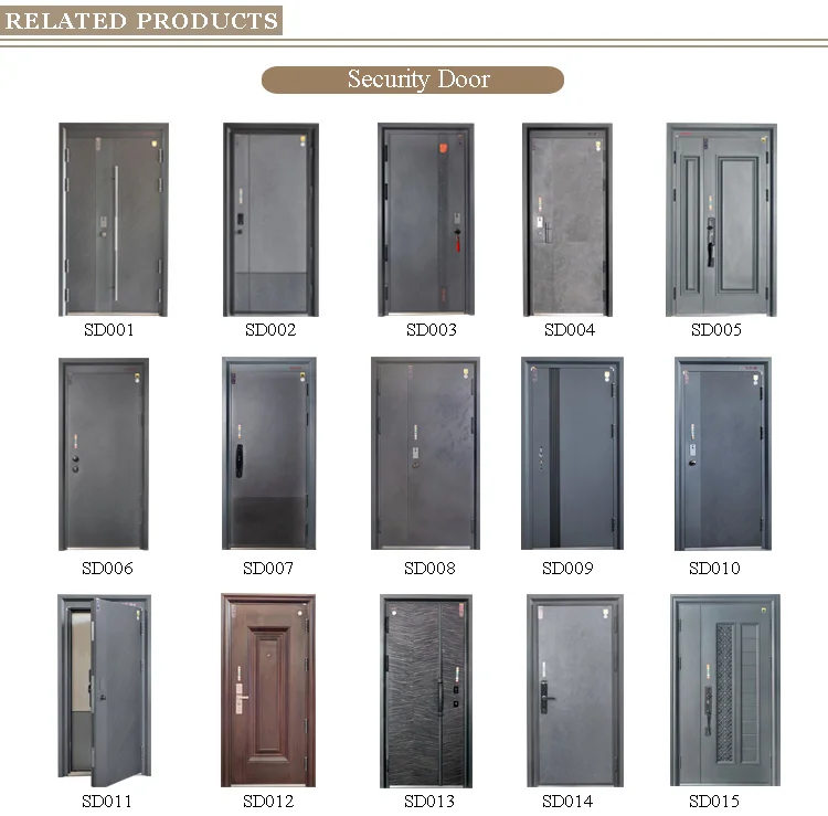 Wholesale New Style Metal Front Entry Doors - Secure & Durable