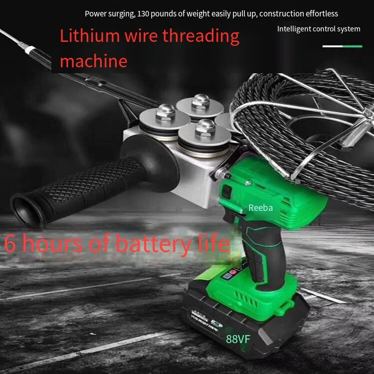 Brushless Lithium Wire Threading Machine - High Productivity