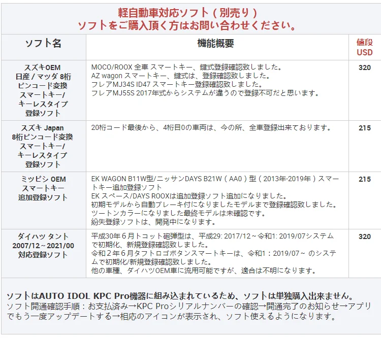 Auto Idol KPC Pro - Car Key Programming Machine for SUZUKI, MAZDA, DAIHATSU