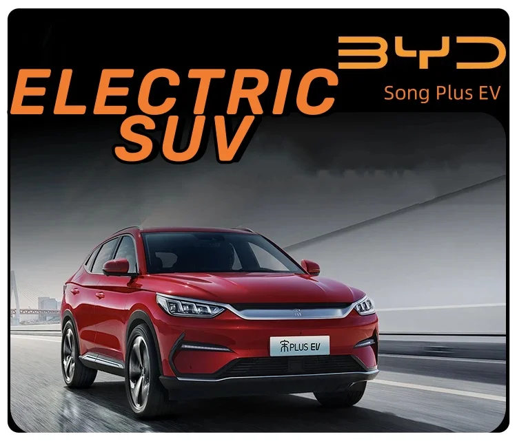 Song Plus Ev Flagship 2023 Byd Compact Suv Ev Lithium Ion Batteries Automatic Suv Car Ae110 Faro ...