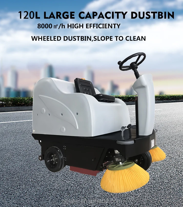 MLEE1450 Road Sweeper Machine - Efficient Floor Cleaning