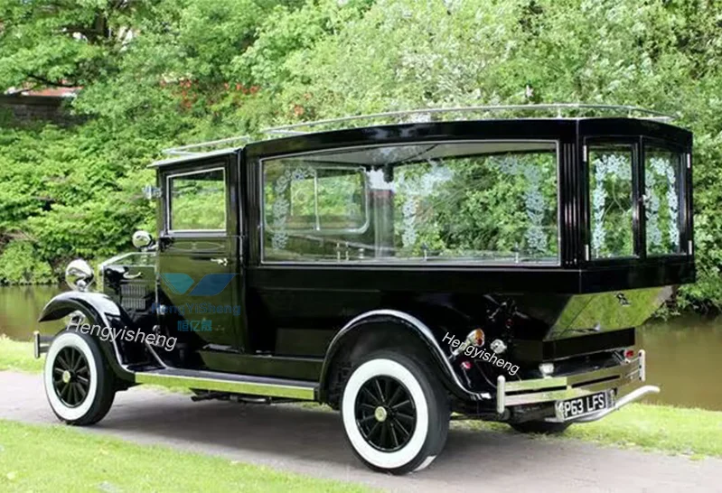 White Funeral Hearse - English Style Limousine Manufacturers