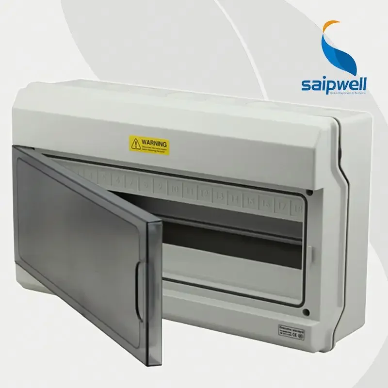 Ip65 Outdoor Enclosure 18 Way Distribution Box For Breaker Distribution ...