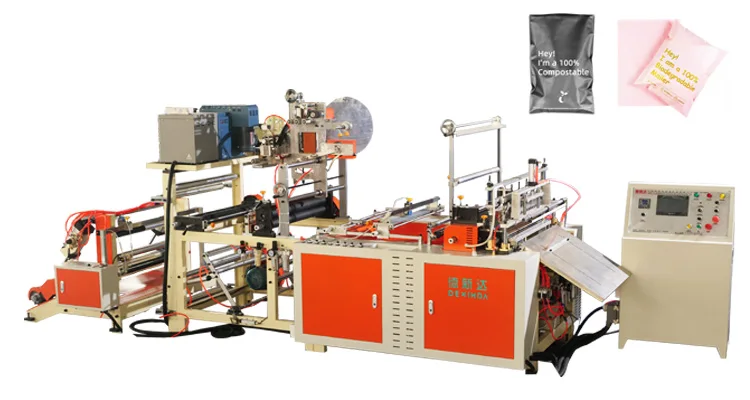 Bio Degradable Cassava Plastic Bag Cutting Courier Machine