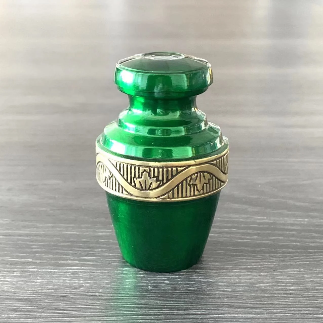 Small Aluminum Keepsake Cremation Urn Mini Metal Personal Funeral Urn ...