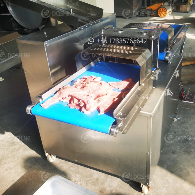 Automatic Turkey Breast Slice Cutting Machine - 5mm Jerky Slicer