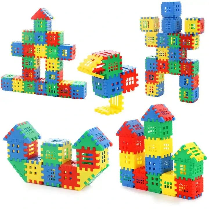 New Large-sized Simulation Design House Building Block Assembly Toy ...