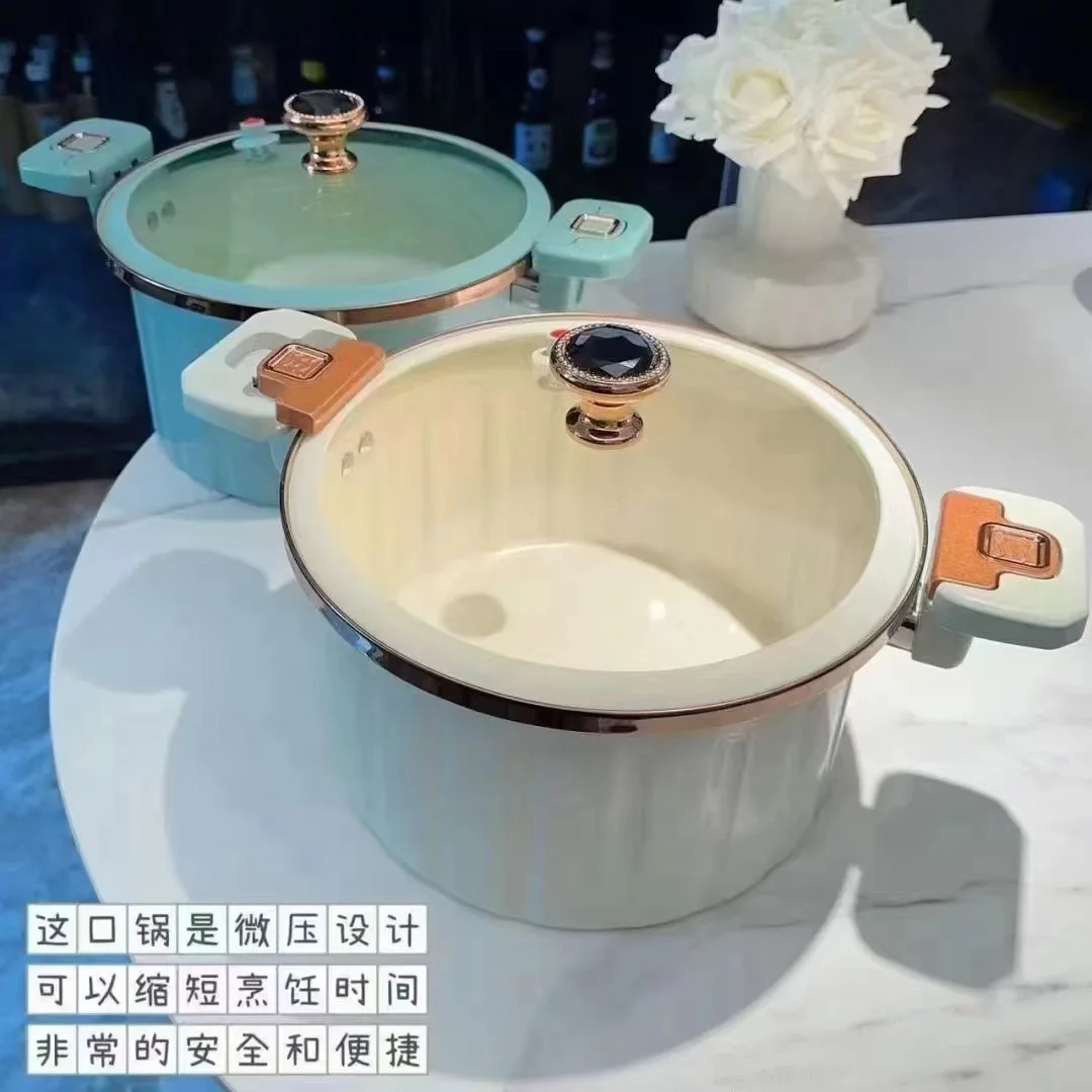 Micro Pressure Cooker Maifan Stone Soup Pot Non-stick Pot Multi ...