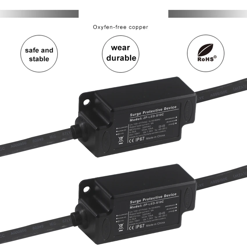 10KA Spd Surge Protective Device - 10KV Thunder Protection