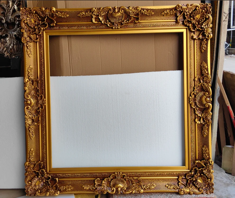 Custom Vintage Frame Antique Wall Frame Wood Canvas Frame Painting ...