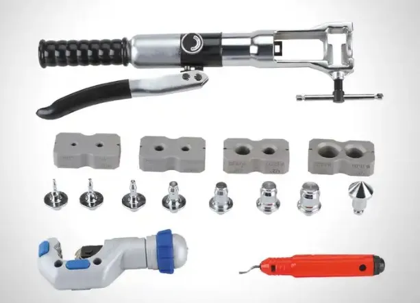 Extrusion Flaring Tool + Pipe Cutter + Conical Flaring Tool Combination ...