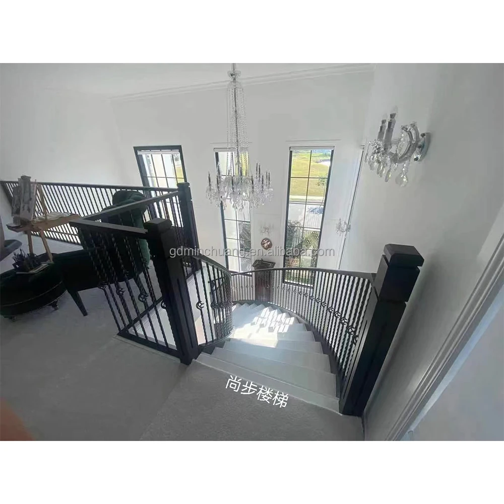 Mono Beam Staircase Interior Stairs Marble Tread & Glass Railing