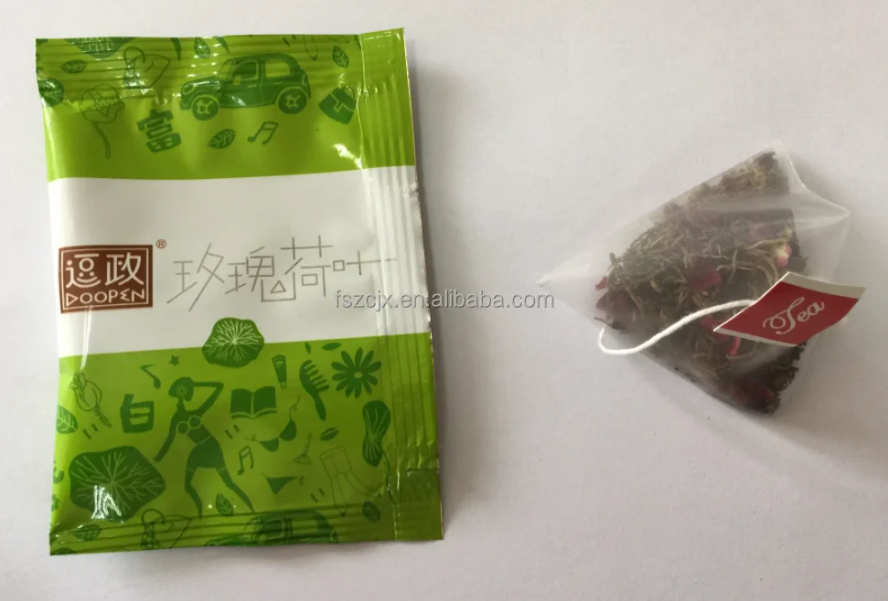 Multi-function Small Sachets Granular Pyramid Tea Bag Triangle Packing ...