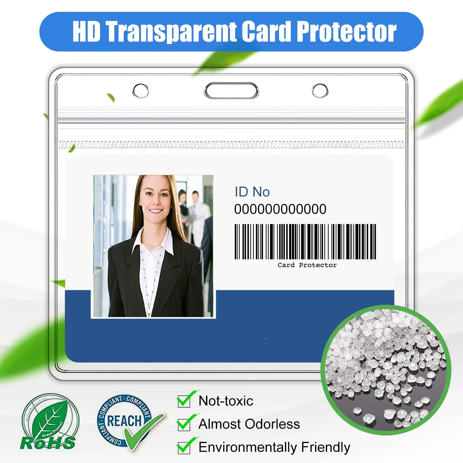 Bestom CPS ID Badge - Heavy Duty Recyclable PVC Holder