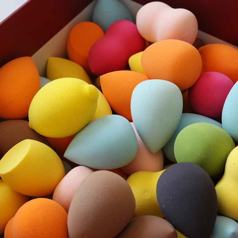 Custom Packing Foundation Applicator Cosmetic Beauty Makeup Sponge Bulk ...