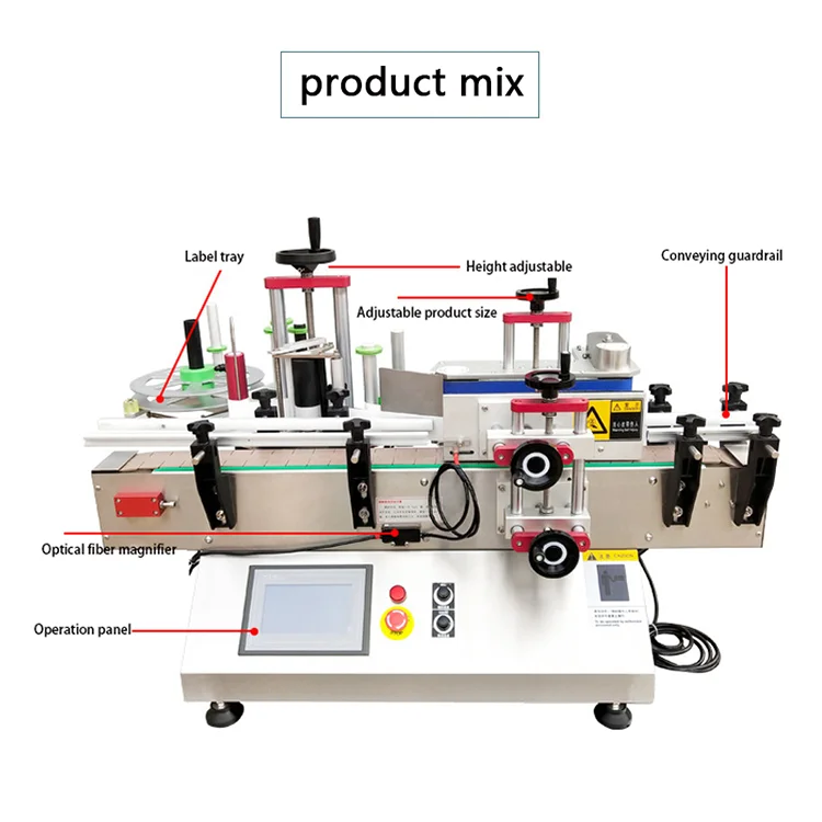 Cold Glue Labelling Machine Adhesive Small Bottle Label Automatic ...