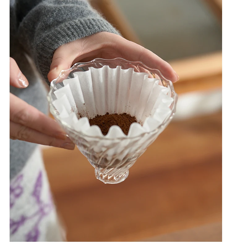 Siyue Wholesale 2-4 Cup Coffee Bar Cake Shaped Hand Brew Origami Pour ...