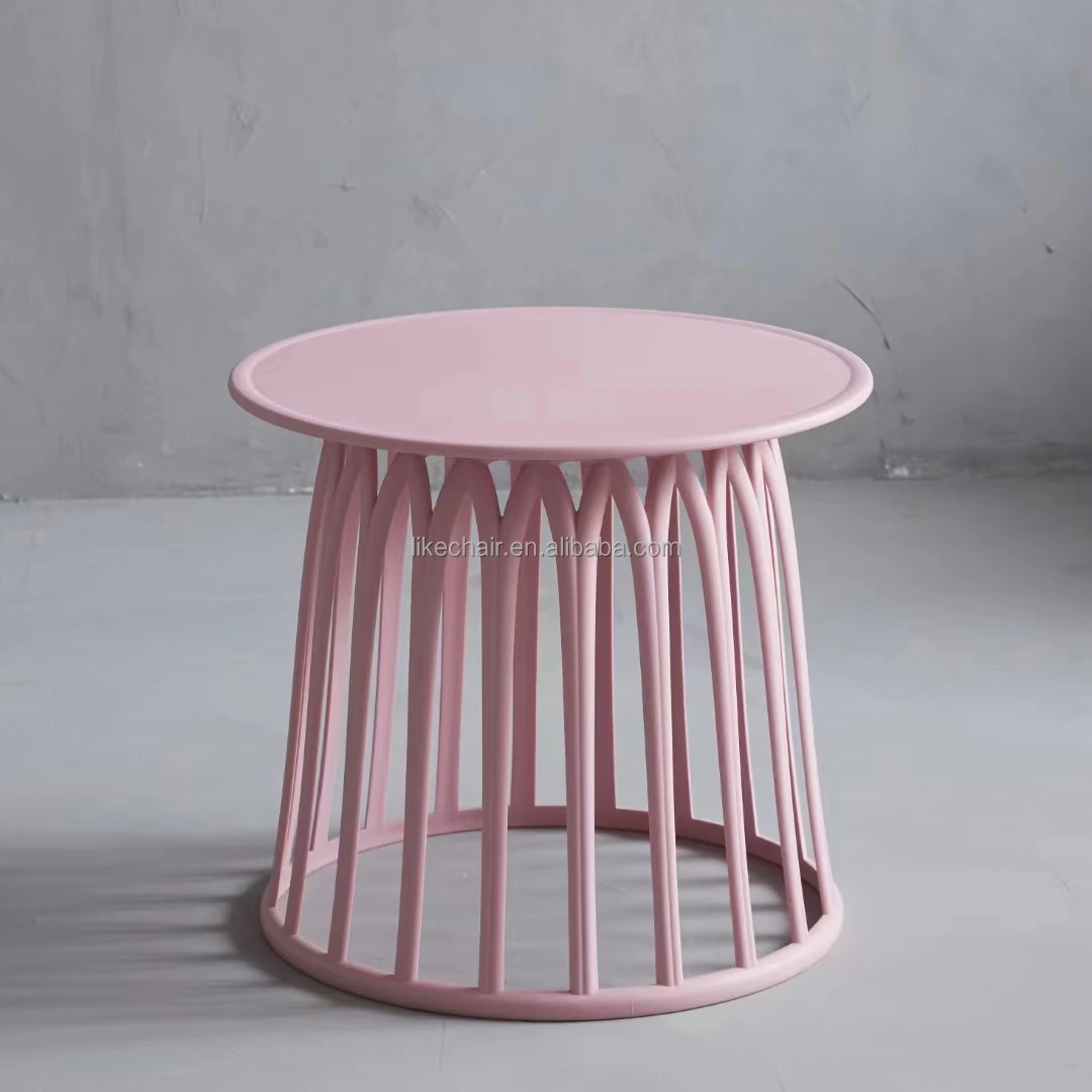 Nordic Small Plastic Side Tables Living Room Coffee and Corner Tables ...