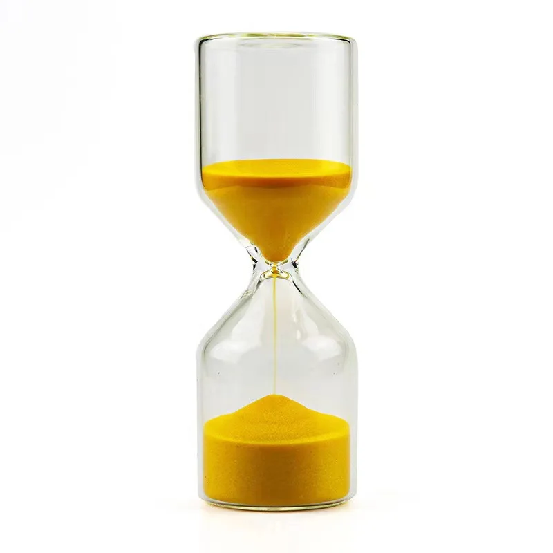 Unique Hand Blown Colored Hourglass Wood Sand Timer For Kids Games ...