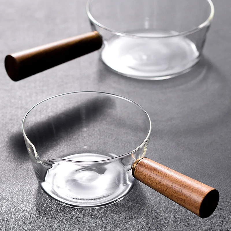 Quality Glass Boiling Milk Pot Transparent Borosilicate Glass Boiling ...