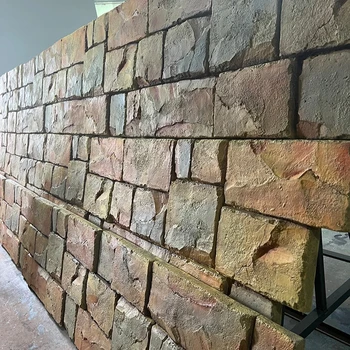 Fusion Polyurethane Exterior Wall Faux Stone Panel Faux Stone Wall ...