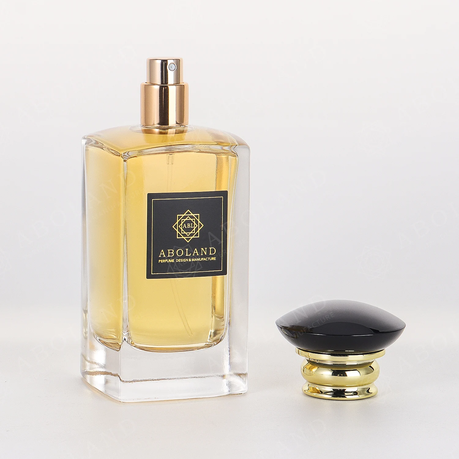 Custom Perfume Packaging - Elegant Glass Bottle & Box