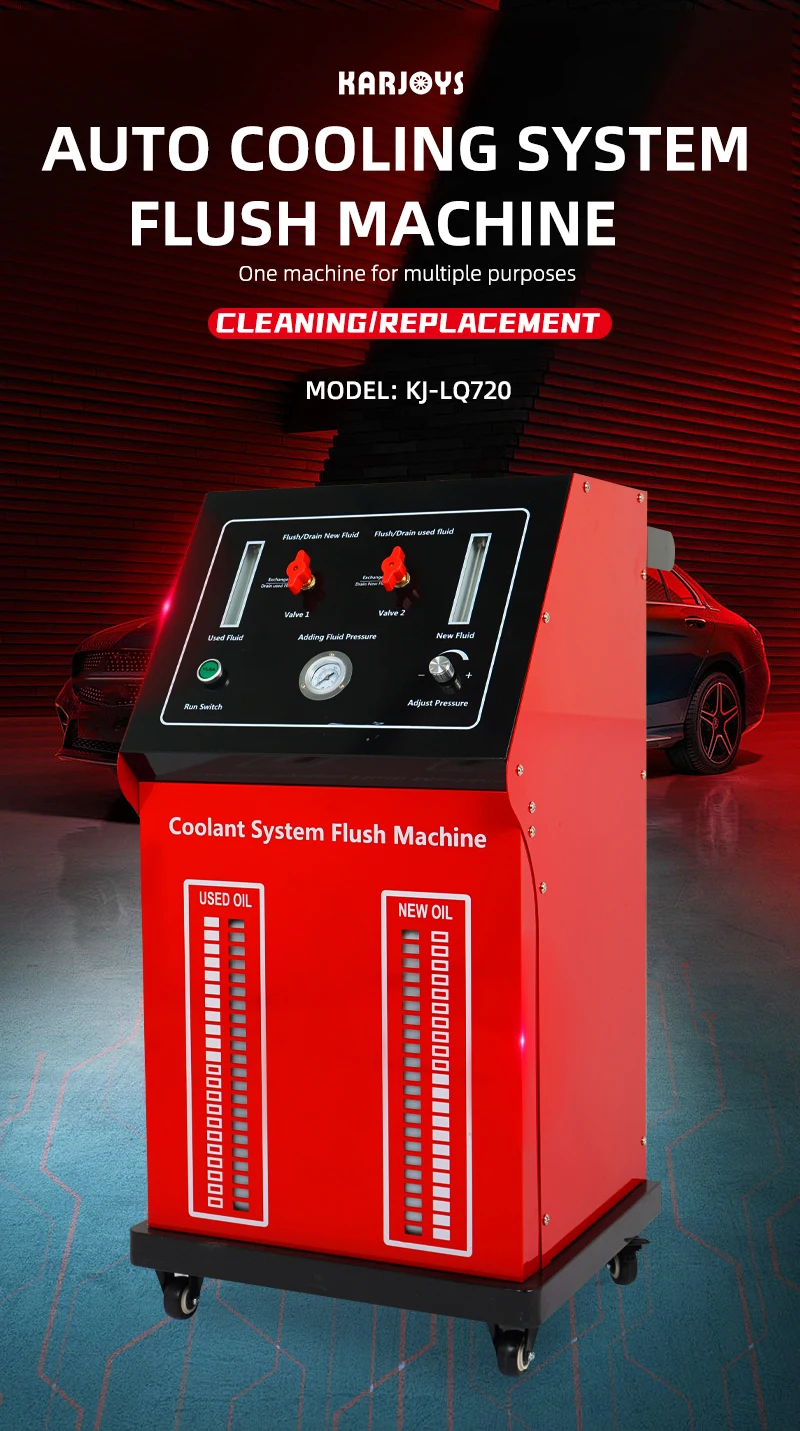 Auto Radiator Cooling System Flush Machine - Intelligent Cleaner for ...