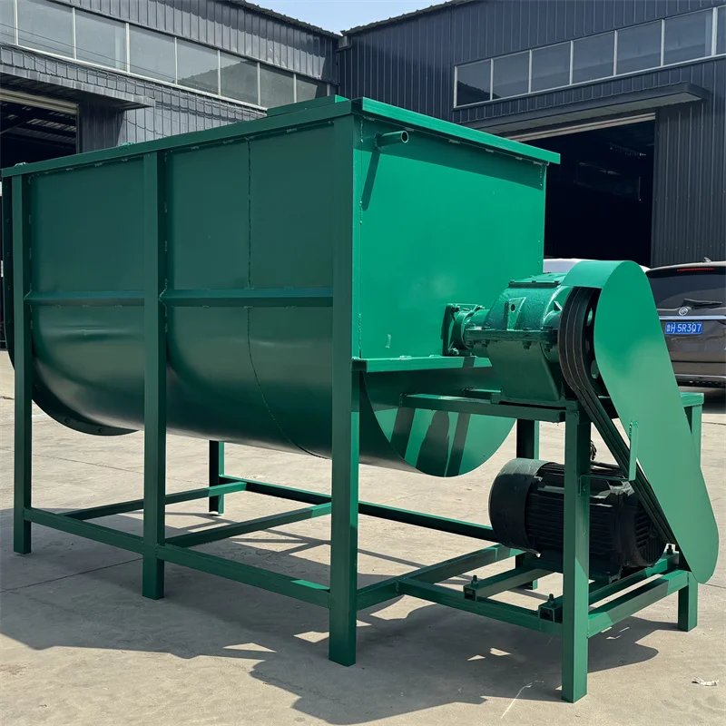 1 Ton Capacity Grain Grinder/horizontal Mixer Ribbon Blender/dry Powder ...