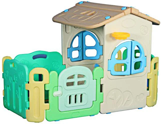 Accept OEM Indoor Plastic Playhouse for Kids with Slide Plastic Houses ...