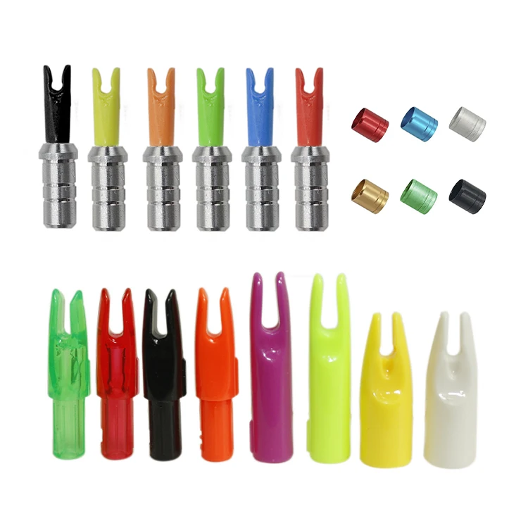 Archery arrow nock, 6.2mm insert nock, 7mm 8mm glue-on pin arrow nock ...