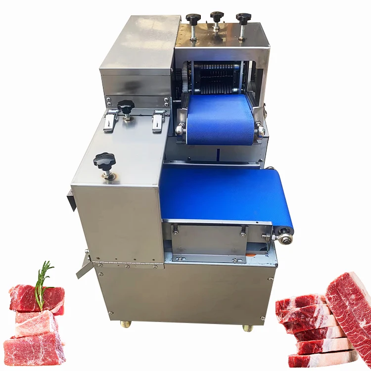 Automatic Chicken Breast Meat Cutting Cube Cutter Machine Beef Meat in ...