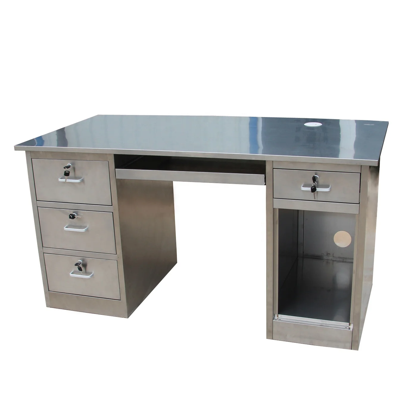 Stainless Steel Office Desk JF-SS09D in School| Alibaba.com