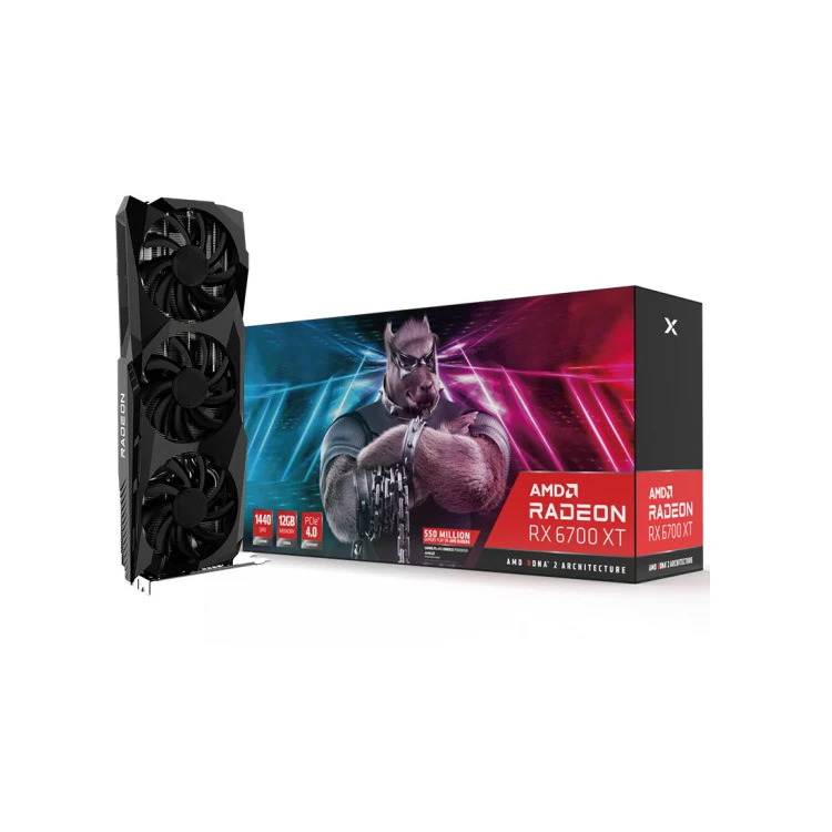 Used Rx6700 Xt Xfx Rx6700xt Gaming Rx 6700xt Graphics Cards Gpu Amd Rx ...