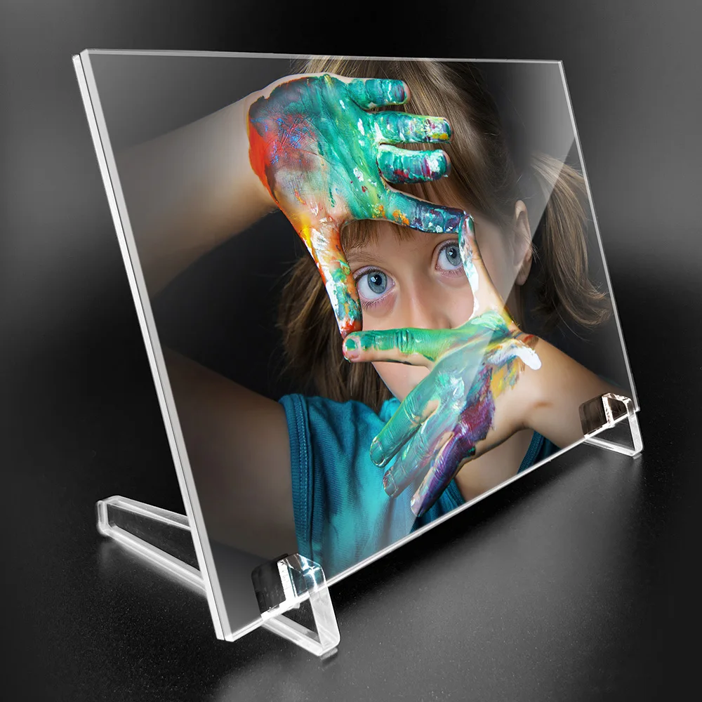 Wholesale Crystal Clear Acrylic Photo Frame Crystal Frame Acrylic Photo ...