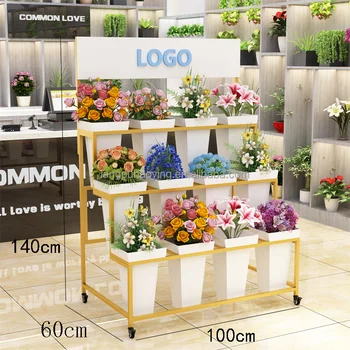Flower Shop Flower Display Stand 4 Layer Decorative Flower Beautiful ...