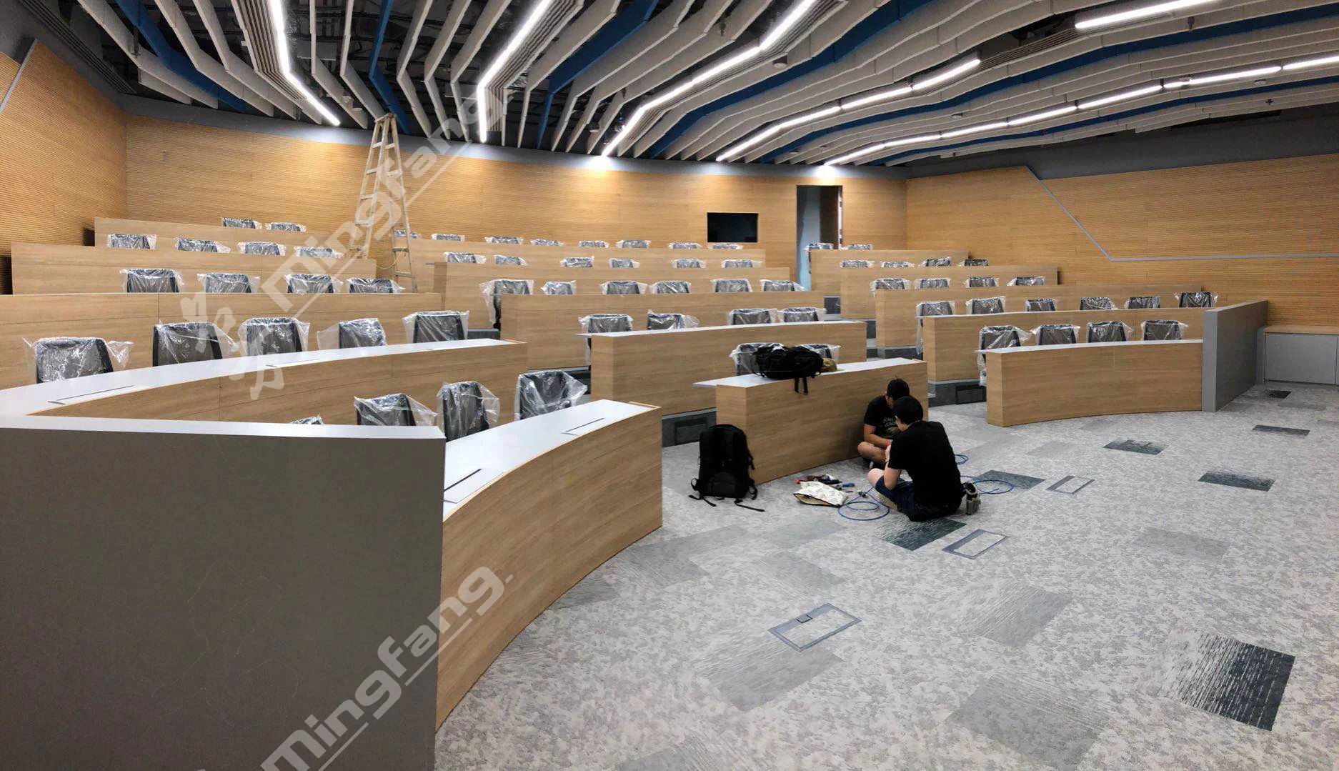 University College Classroom Furniture - Metal Leg Auditorium Lecture ...