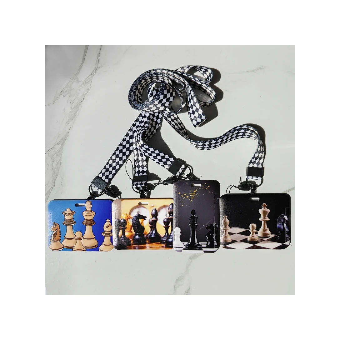 Chess Card Badge Horizontal And Vertical Id Cards Holders Custom ...