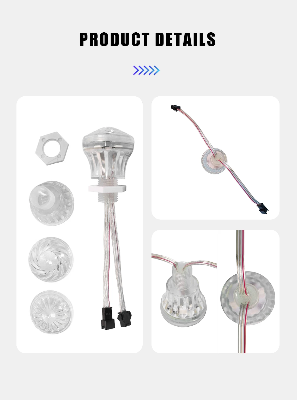 SHIJI Decorative RGB Changing Color Lamp - 60mm LED
