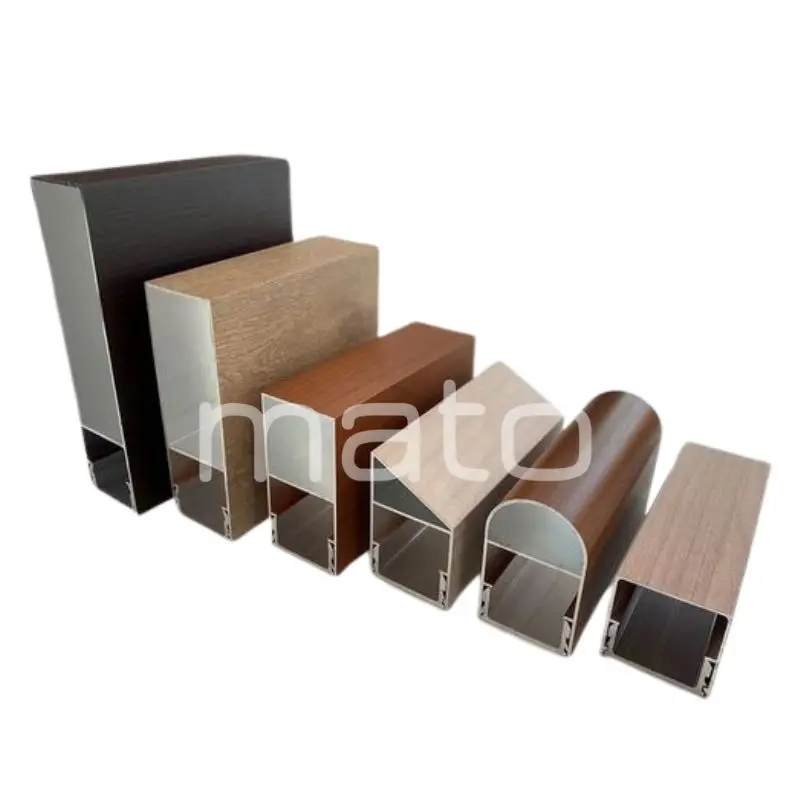 Timber-look Battens Aluminum Batten Exterior Wall Cladding