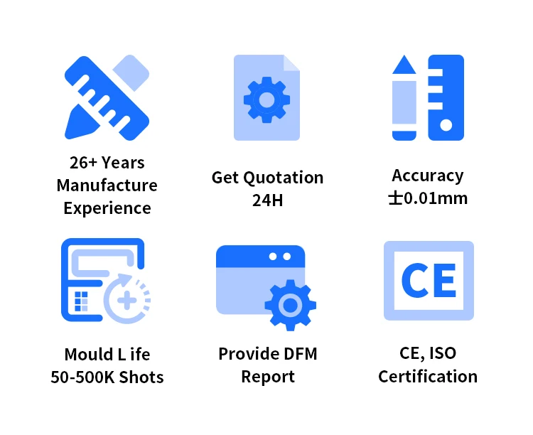 Mould Factory ODM OEM Custom Injection Mold Plastic Mould